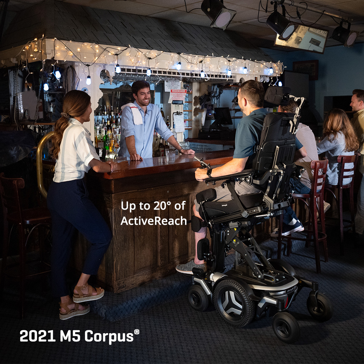 Permobil M5 Corpus Power Wheelchair - GTK