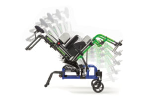 Ki Mobility Little Wave Arc Tilt-in-Space Wheelchair - GTK